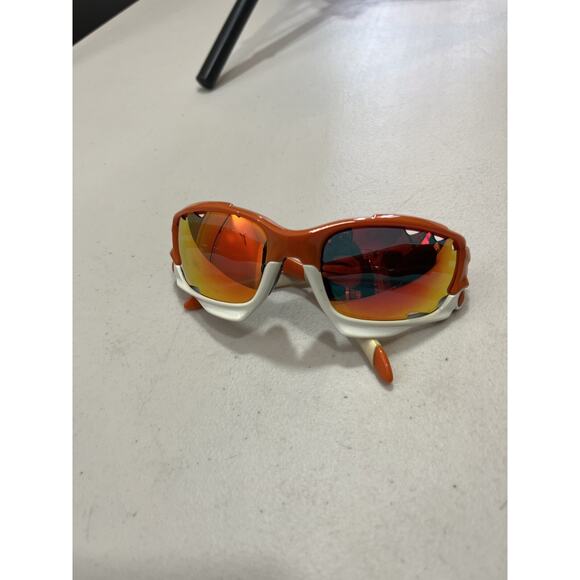 Oakley | Accessories | Oakley Jawbone Atomic Orange White Sunglasses ...